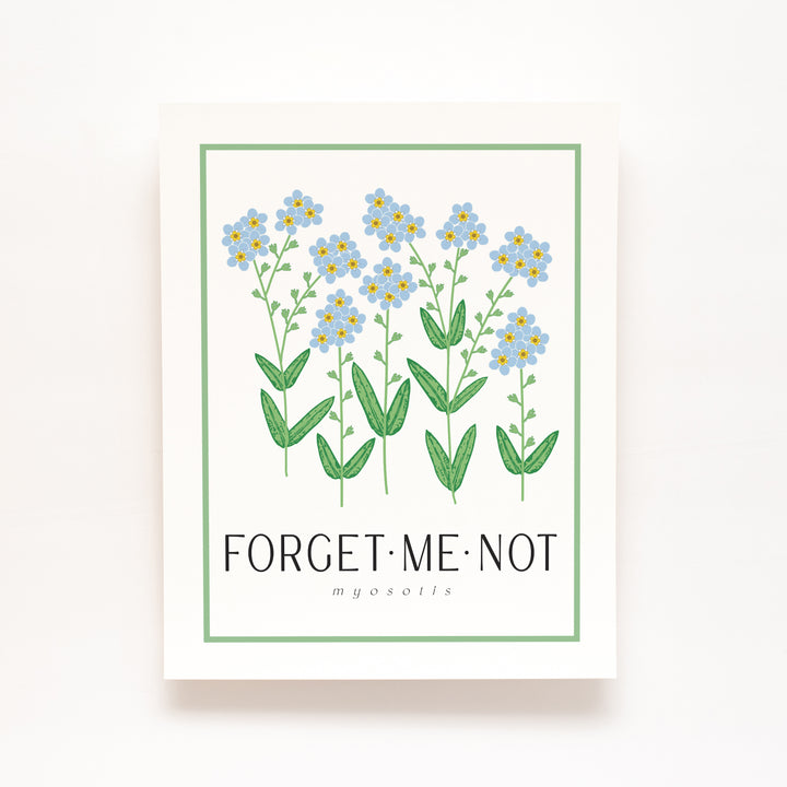 Fleurdinand | The Meaning of Forget Me Not Flowers | Flower Art Prints ...